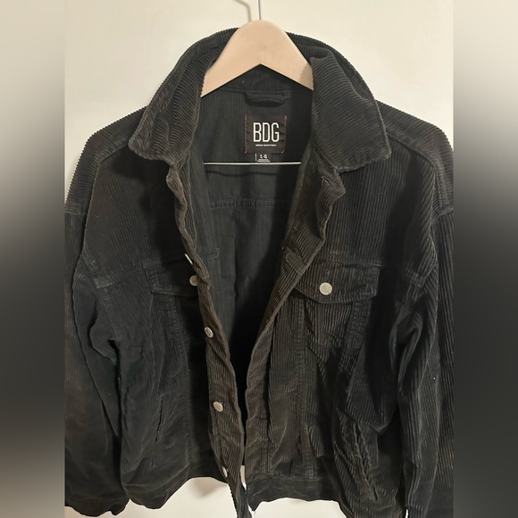 BDG | Jackets & Coats | Bdg Black Corduroy Jacket | Poshmark